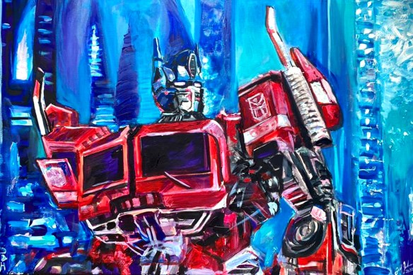 Optimus Prime | Transformers (A painting for Jackson) | JefferyJ.com ...